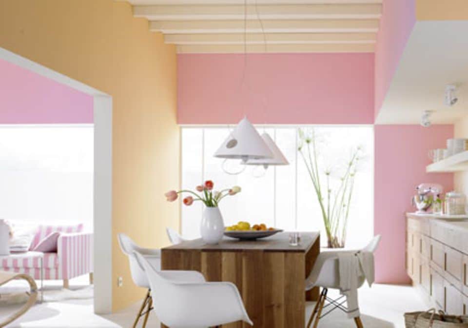 Wohnräume einrichten mit Rosa - [LIVING AT HOME]