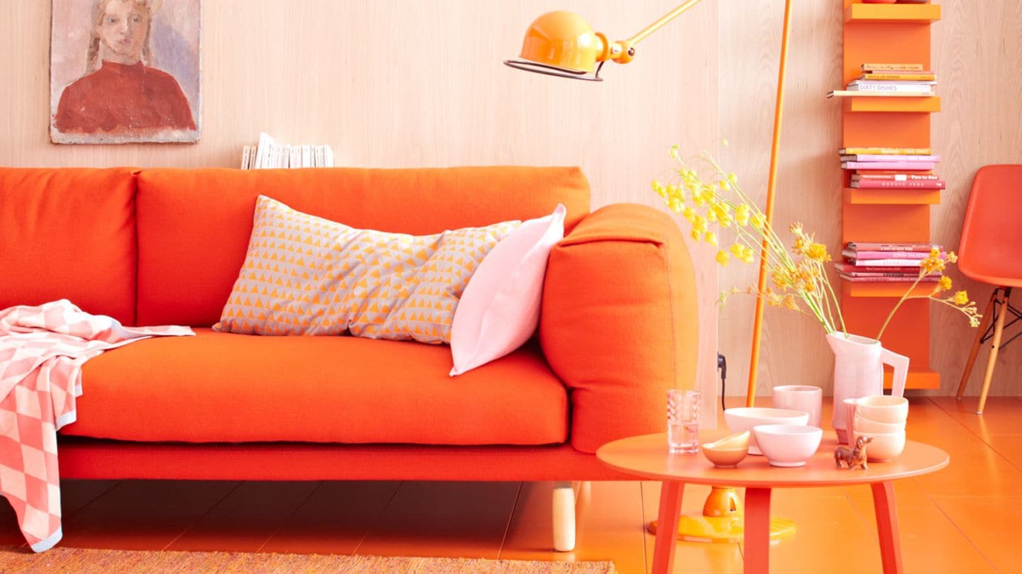 Möbel in Orange – 16 Exemplare zum Bestellen - [LIVING AT HOME]
