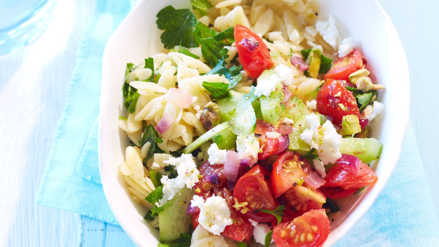 Risone-Tabouleh-Pasta: Rezept Rezept - [LIVING AT HOME]