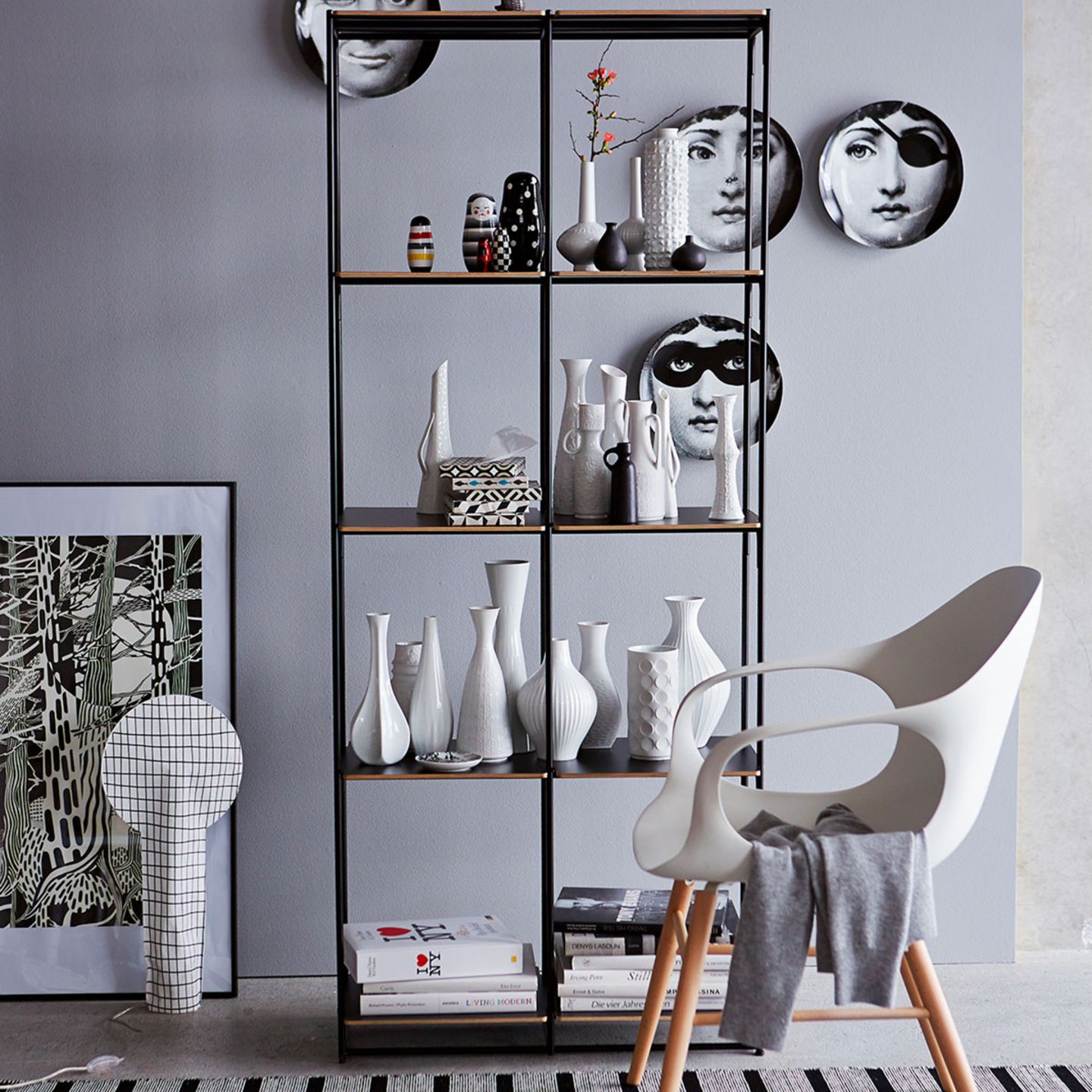 Dekoratives Stillleben: Vasen - [LIVING AT HOME]